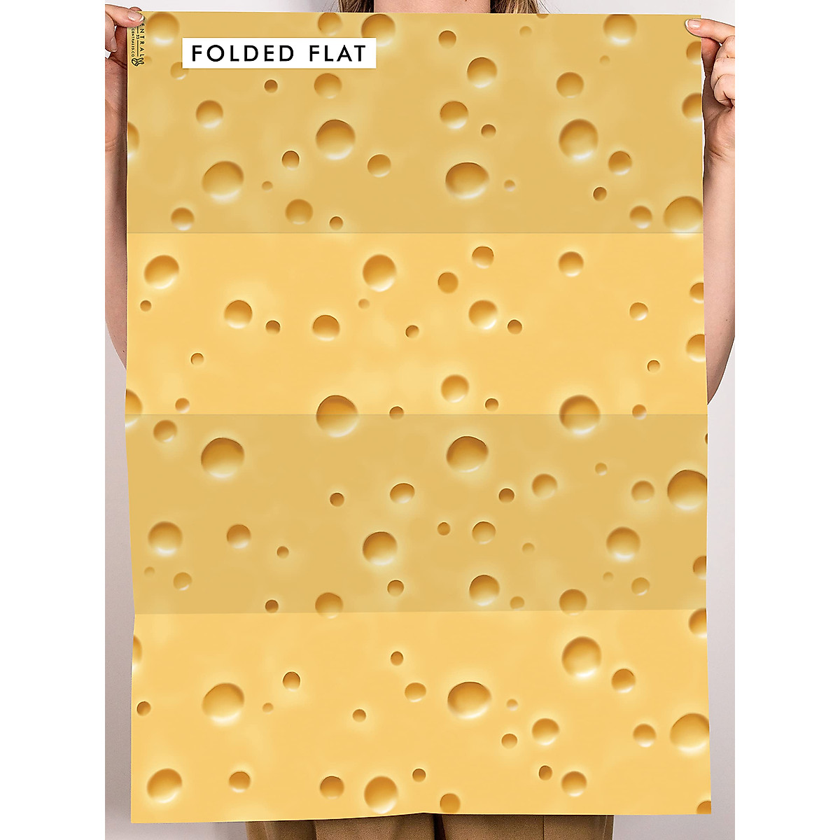 CENTRAL 23 Burger Wrapping Paper Set - 6 Sheets of Gift Wrap - Funny Wrapping Paper Sheets - Hamburger - Fast Food - Comes With Fun Stickers - Made in the UK