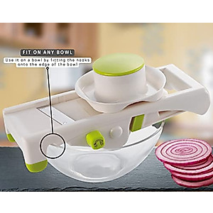 Brieftons QuickPrep Mandoline Slicer for Kitchen, Premium Quality Multi Purpose Vegetable Slicer, Cutter, Shredder, With 4 Cutting Modes, Multiple Thickness Levels to Slice, Chop, Julienne Veggies