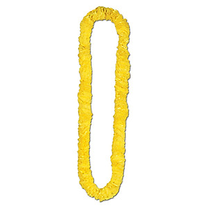 Beistle Soft Twist Poly Leis, Yellow