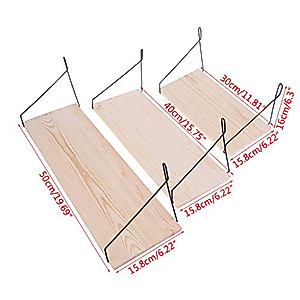 Wooden Wall Mounted Book Shelf Flower Pot Storage Rack Shelves Hanging Holder Household Home Decor shelf rack shelf rack organizer shelf rack for room shelf rack with wheels shelf rack organizer shelf