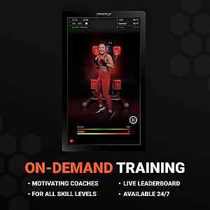 Nexersys N3 Elite Home Boxing Trainer & Sparring Partner - Challenging & Fun Personal Workouts, Competitions & Games | No Subscription or Experience Required | Adjustable Height | Ideal for Home Gyms
