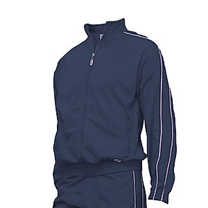 Soffe Adult Warm-Up Jacket, Navy, Medium