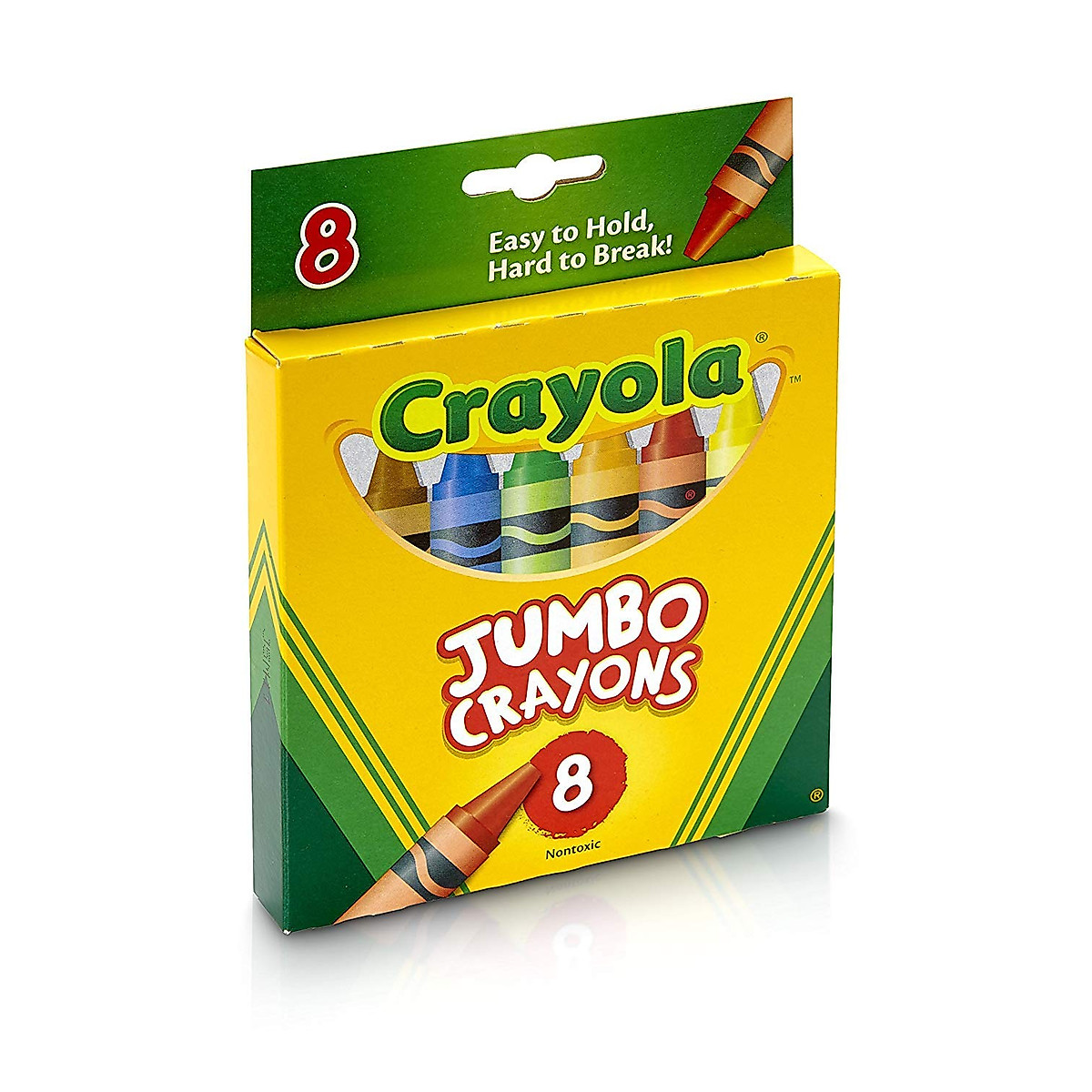 Crayola Jumbo Crayons, 8 Toddler Crayons, Assorted Colors