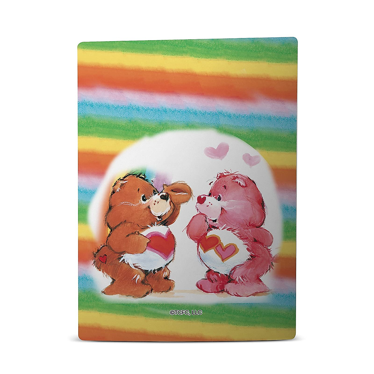 Head Case Designs Officially Licensed Care Bears Rainbow Classic Vinyl Faceplate Sticker Gaming Skin Decal Cover Compatible With Sony PlayStation 5 PS5 Disc Edition Console & DualSense Controller
