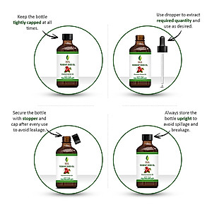 SVA Rosehip Seed Oil - 4 Fl Oz – 100% Natural Cold Pressed Rosehip Oil - for Face, Skin Care, Hair Care, Scalp Massage & Body Massage – Carrier Oil with Dropper