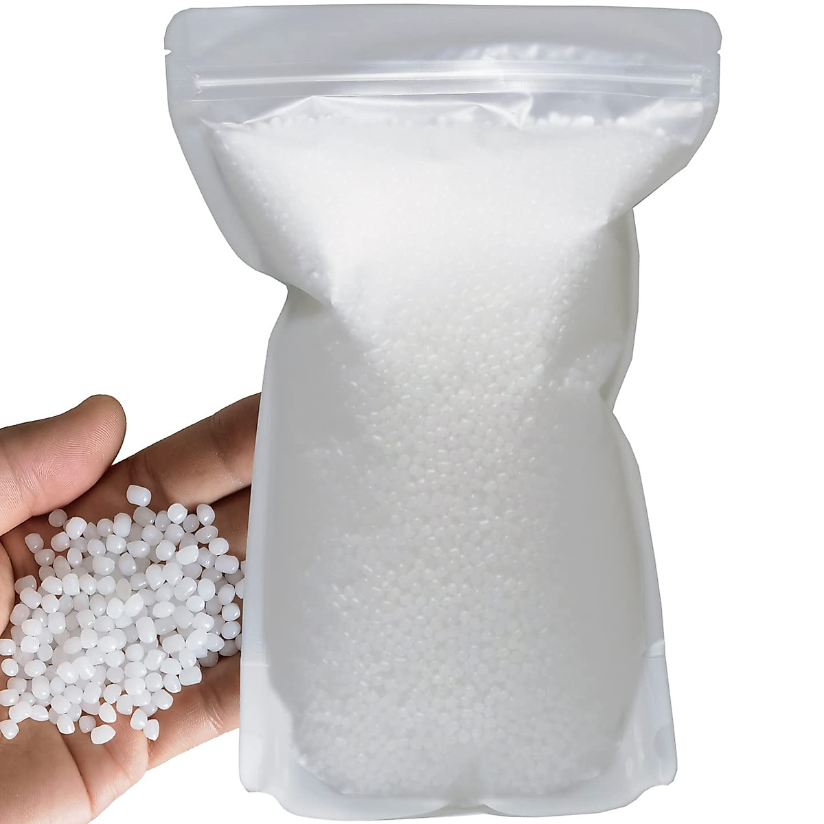 3 LBS Refill Plastic Pellets Rock Tumbling Media for Rock Tumbler, Rock Polisher, Stone Tumbler, Protect and Cushion Fragile Stones and Reduce Tumbling Noise,Get Better Result