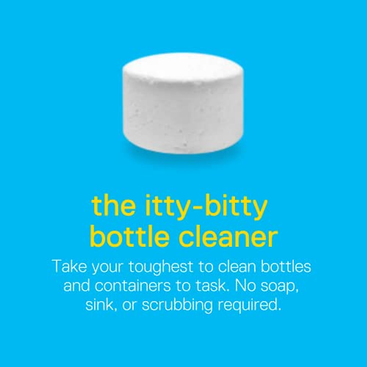 BOTTLE BRIGHT 3 Pack (36 Tablets) - Water Bottle, Container & Hydration Pack Cleaning Tablet & Affresh Dishwasher Cleaner, Helps Remove Limescale and Odor-Causing Residue, 6 Tablets