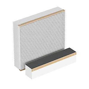 501 Furnace Filter Replacement Compatible with AprilAire 5000 Whole-House Air Cleaner Purifier, 16 x 25 x 6 MERV 15, 2 Pack