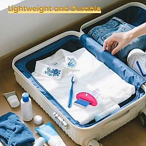 LOVEINUSA Toothpaste Tube Squeezer Dispenser- 4 Pack Random Colors