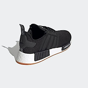 adidas Originals Men's NMD_R1 Sneaker, Black/Black/Gum, 13