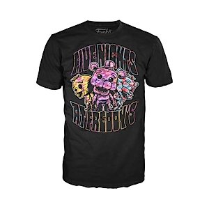 Funko Pop! Boxed Tee: Five Nights at Freddy's - Summer Tie Dye, Adult Large