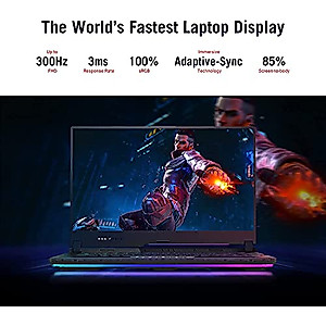 ASUS ROG Strix Scar 15 VR-Ready Gaming Laptop, 15.6”300Hz IPS FHD, AMD Ryzen 9 5900HX (4.60GHz 8 core), RGB Backlit KB, GeForce RTX 3080 (130W), Win 10, w/ Accessories (64GB RAM | 4TB PCIe SSD)