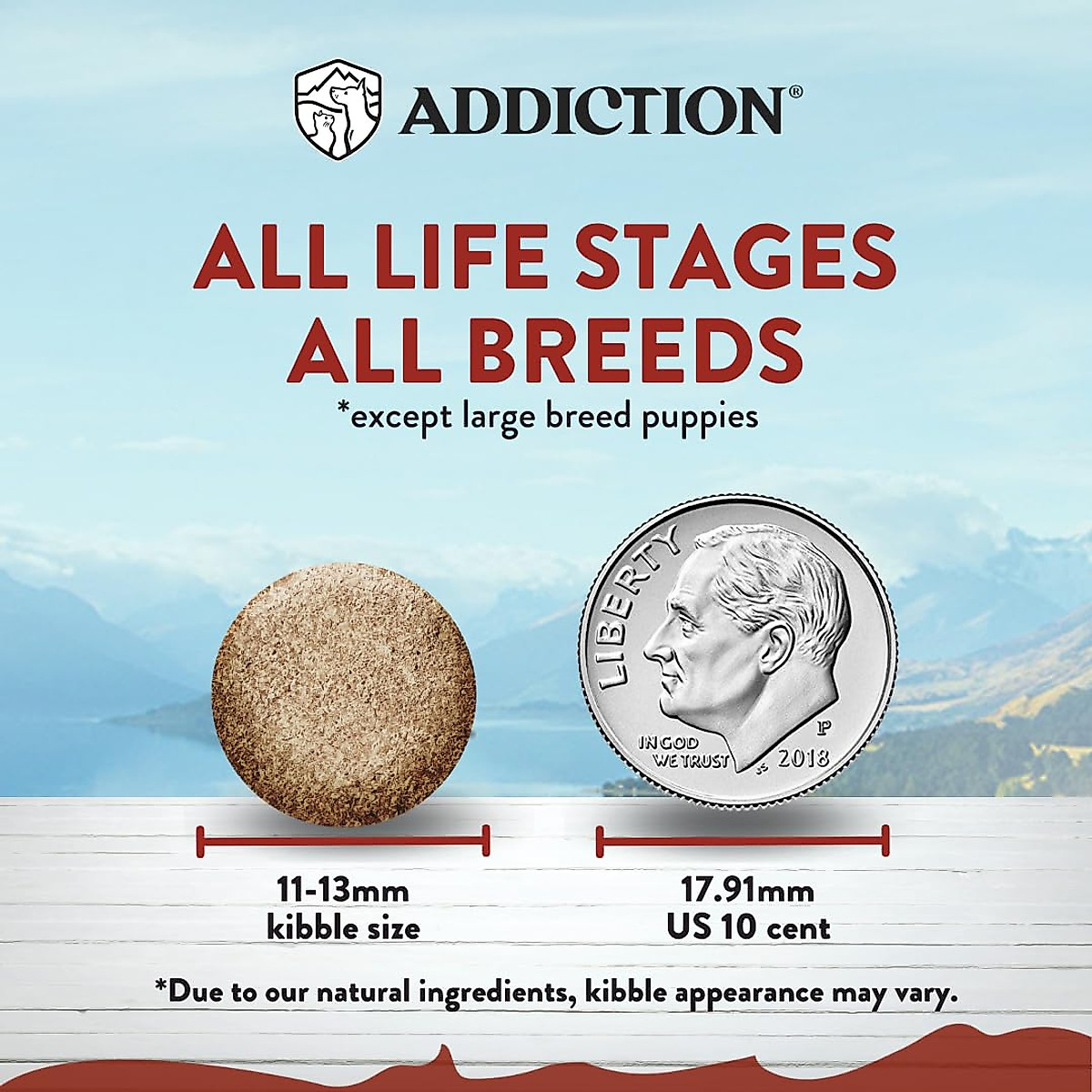 Addiction Viva La Venison Premium Grain-Free Dry Dog Food - Single Protein & Novel Meat with Probiotics - No Chicken, Beef, or Turkey - Ideal for All Dogs & Puppies 4lb - 2 Packs