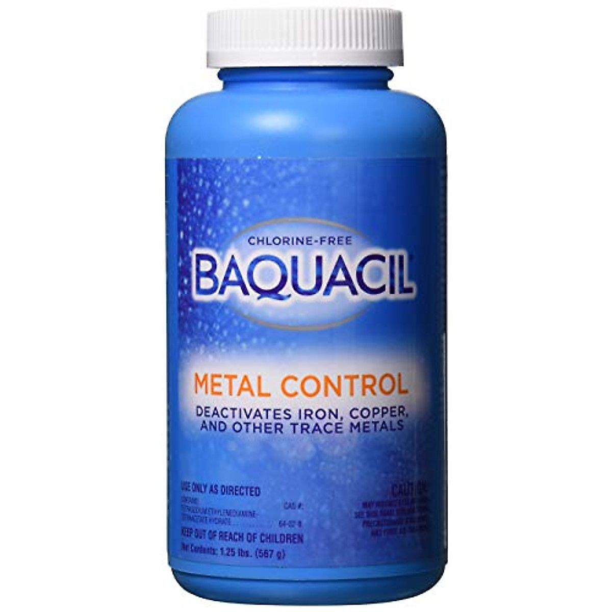 BAQUACIL 84327 Metal Control Chlorine-Free Swimming Pool Maintenance, 1.25 pounds