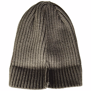 Timberland Men's Ribbed Watch Cap with Logo Patch, Heather Grey 2, One Size