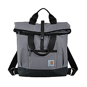 Carhartt Women's Legacy Hybrid Convertible Backpack Tote Bag, Grey, One Size