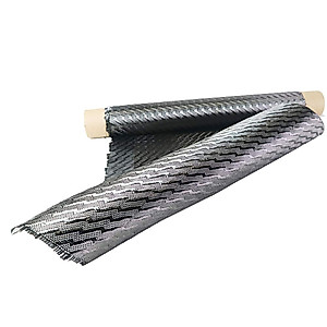 SOFIALXC Carbon Fiber Fabric Cloth 240g/m² Lightning Twill(19.7inch /50cmx39.37inch/100cm)