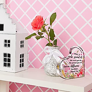 Thank You Gift for Women Inspirational Gifts Coworker Gifts Office Gift for Colleague Leaving Job Gifts Farewell Gift Appreciation Gifts for Friends Nurse Teacher Keepsake (Heart)