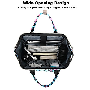 Mimfutu Mermaid Laptop Backpack College School Backpack Bookbags Nurse Backpacks Travel Bags Casual Daypacks for Women Girls Fits 15.6 Inch Notebook