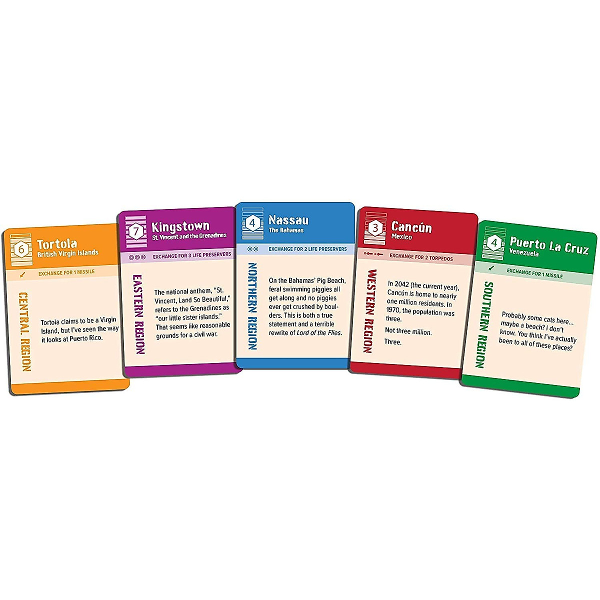 Bruise Cruise: The Board Game. 2-4 Players, a Humorous Strategy Game of Caribbean Cruising and Naval Warfare Set in The Year 2042.