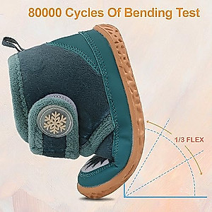 Scurtain Toddler House Shoes Boy Girl Dinosaur Slippers Winter House Walking Ankle Boots Warm Sock Shoes for Toddlers Size