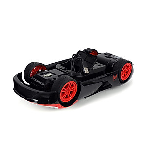 Jada Toys Marvel Spider-Man 1:16 Miles Morales 2017 Ford GT RC Remote Control Car 2.4GHz, Toys for Kids and Adults, Black