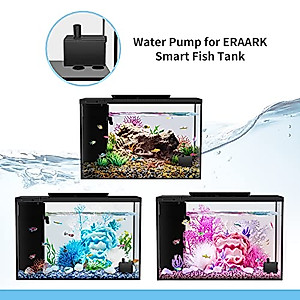 ERAARK Replaced Ultra Quiet 50GPH Water Pump 190 L/H 1W for ERAARK Aquarium Smart Fish Tank