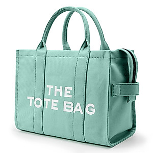 Fancy Forest The Tote Bag for Women tote purse with Zipper, Faux Leather/Canvas tote bags Shoulder Bag Crossbody Handbag