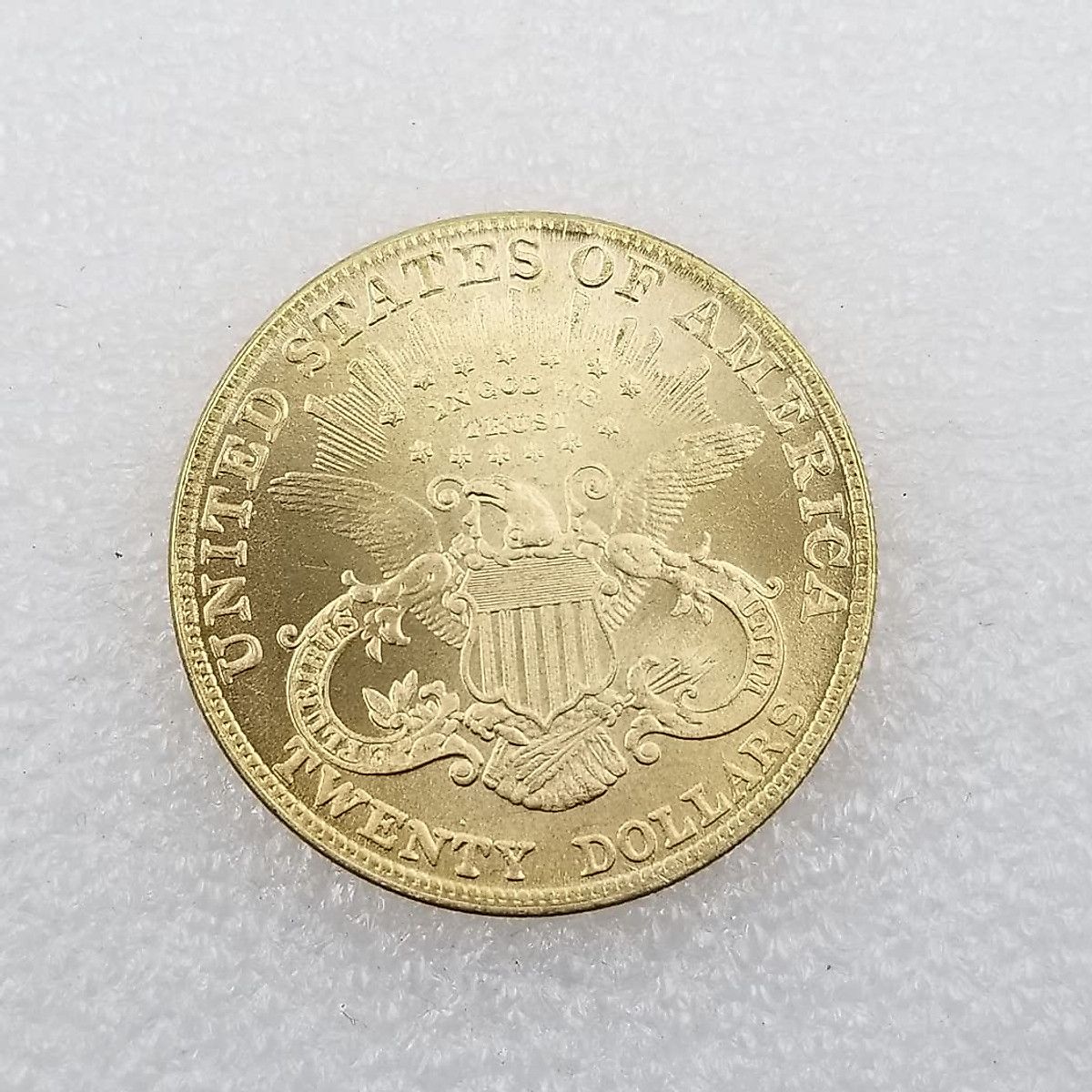 Kocreat Copy 1885 Liberty Morgan Gold Coin Twenty Dollars-USA Souvenir Coin Lucky Coin Hobo Coin Morgan Dollar Replica Collection, Silver