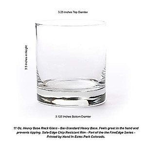 Black Lantern Whiskey Glasses – Rock Glass and Small Tumblers, Glassware Set of 2 – Mountain Decor Ski Lift Print - Ski Lodge and Cabin Decor - Kitchen Cups and Everyday Drinking Glasses