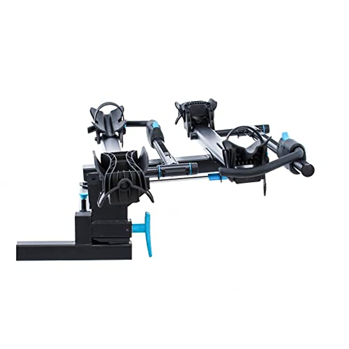 RockyMounts BackStage 2" Receiver Swing Away platform hitch 2 bicycle rack. Allows full access to the rear of the vehicle with bikes on or off the rack.