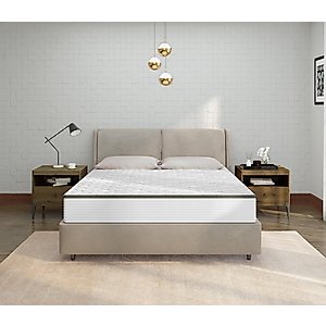 AMBEE21 Full Memory Foam Mattress for Comfortable Sleep | Medium-Firm Comfort Level | Quilting Support, and Pressure Relief | 10 Inches Thickness Include 6 Layers with Spring