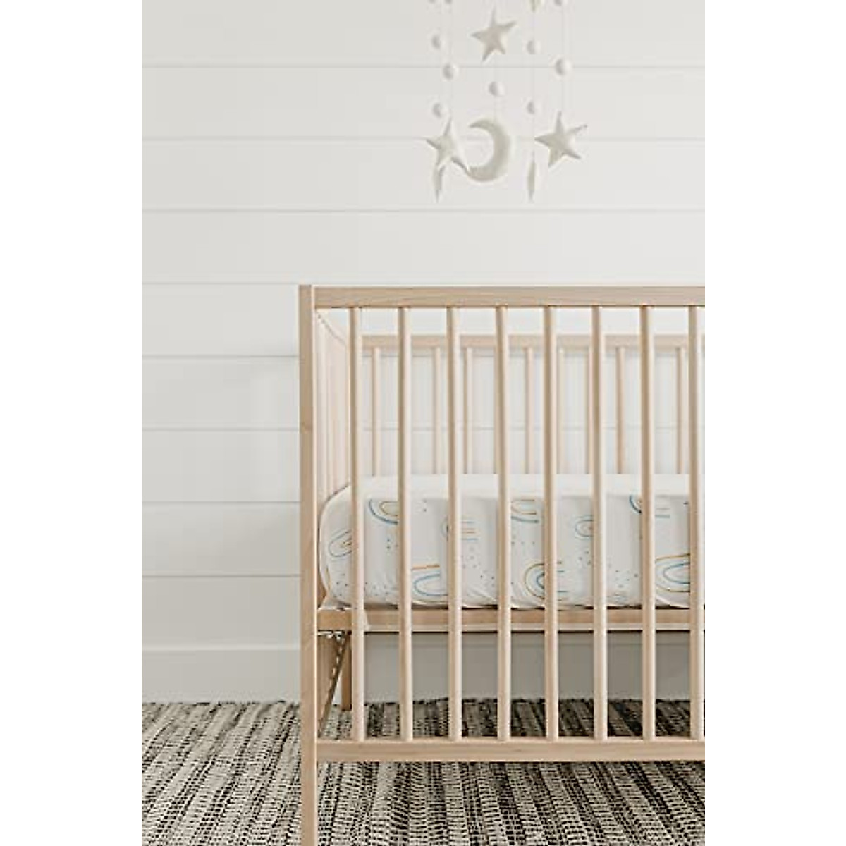 Premium Fitted Knit Crib Sheet/Toddler Sheet"Skye" by Copper Pearl