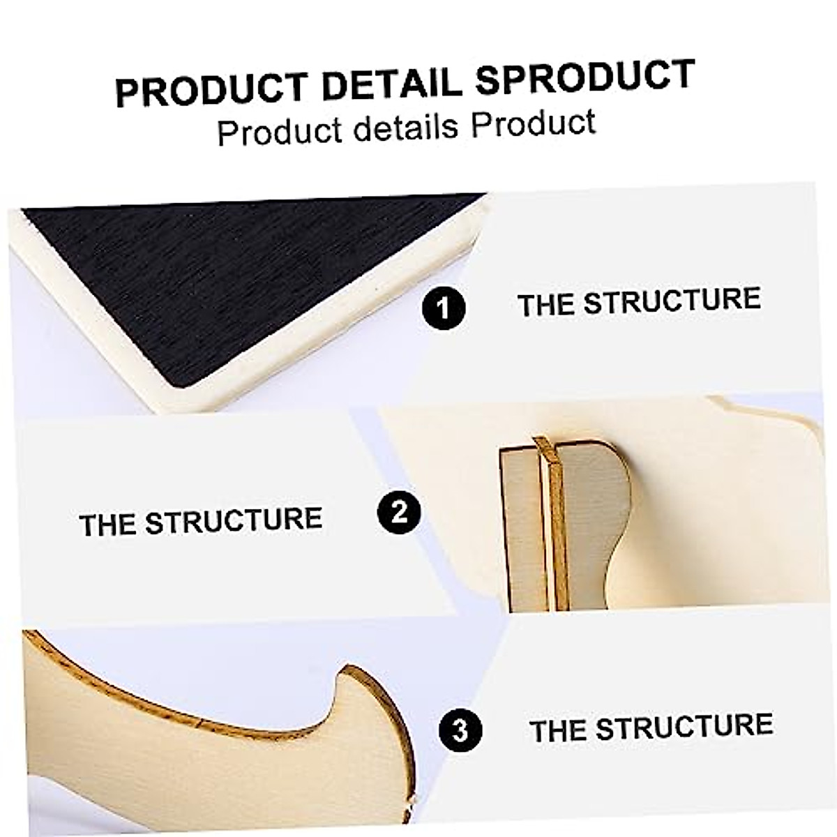 GRIRIW 20pcs Small Wooden Blackboard Desktop Office Decorations