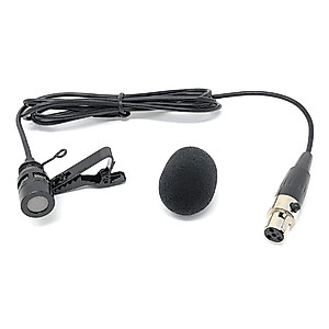 Lavalier Lapel Mic with 4 pin Mini XLR TA4F Connector for Shure
