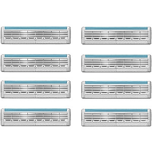 Wilkinson Sword Quattro Titanium Sensitive Refill Razor Blade Cartridges - Cartridges - 8 Count