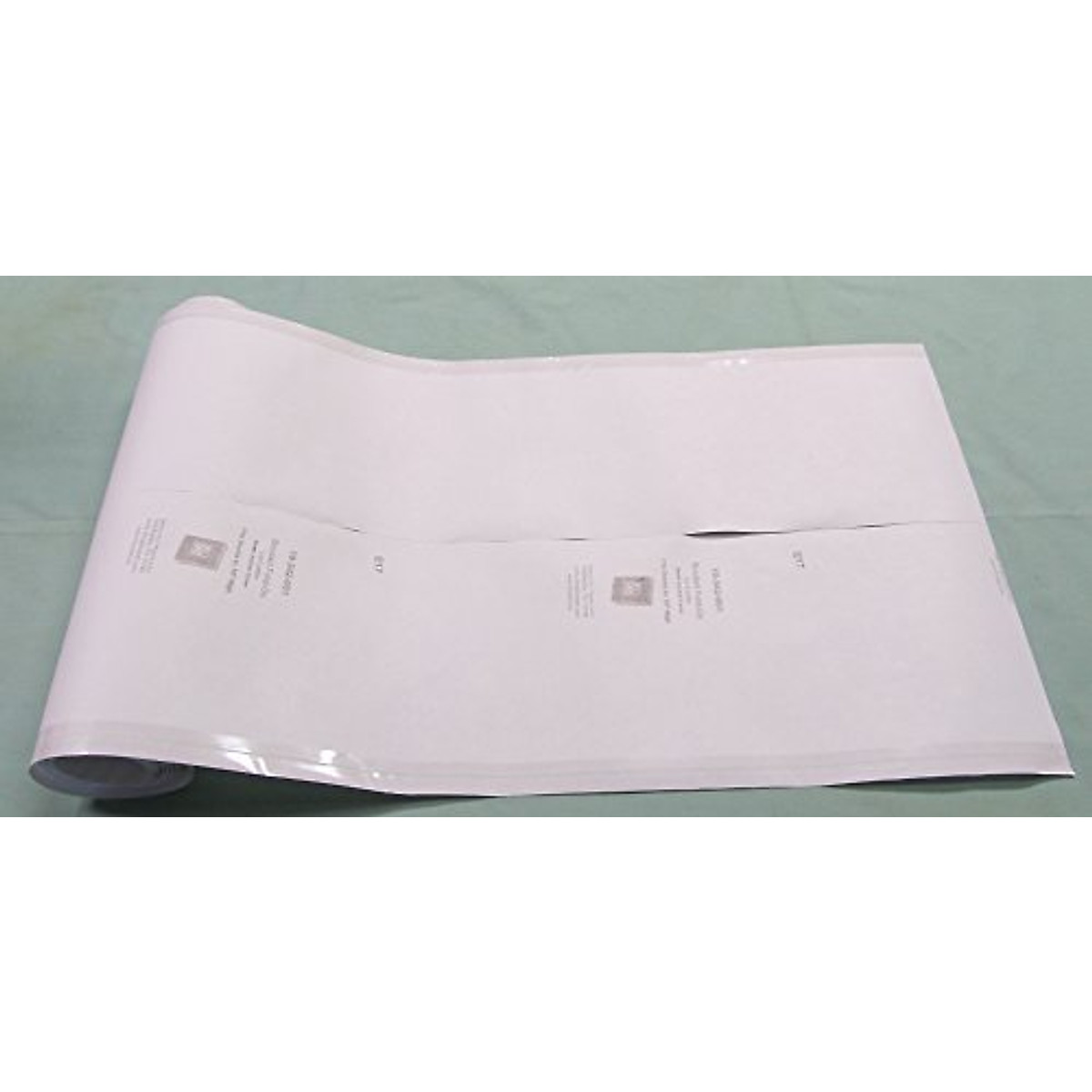 5 Yard Roll of 14" Brodart Fold-On Book Jacket Covers -- Center-Loading, Clear, Mylar, Adjustable