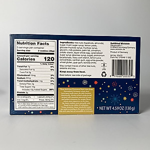 Wicklein Zimtsterne Cinnamon Star Cookie - Nuss-sterne German Holiday Cookies - With Nuts & Almonds, 5.29 oz