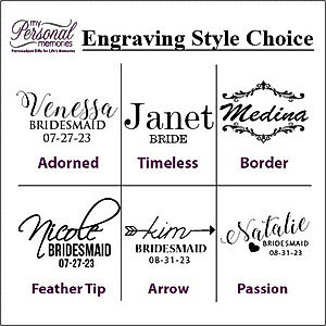 Custom Engraved Wood Hanger - Personalized for Bride Bridesmaid Wedding Bridal Party