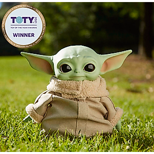 Mattel Star Wars Grogu Plush Toy, Character Figure with Soft Body. Inspired by Star Wars The Mandalorian, 11-inch