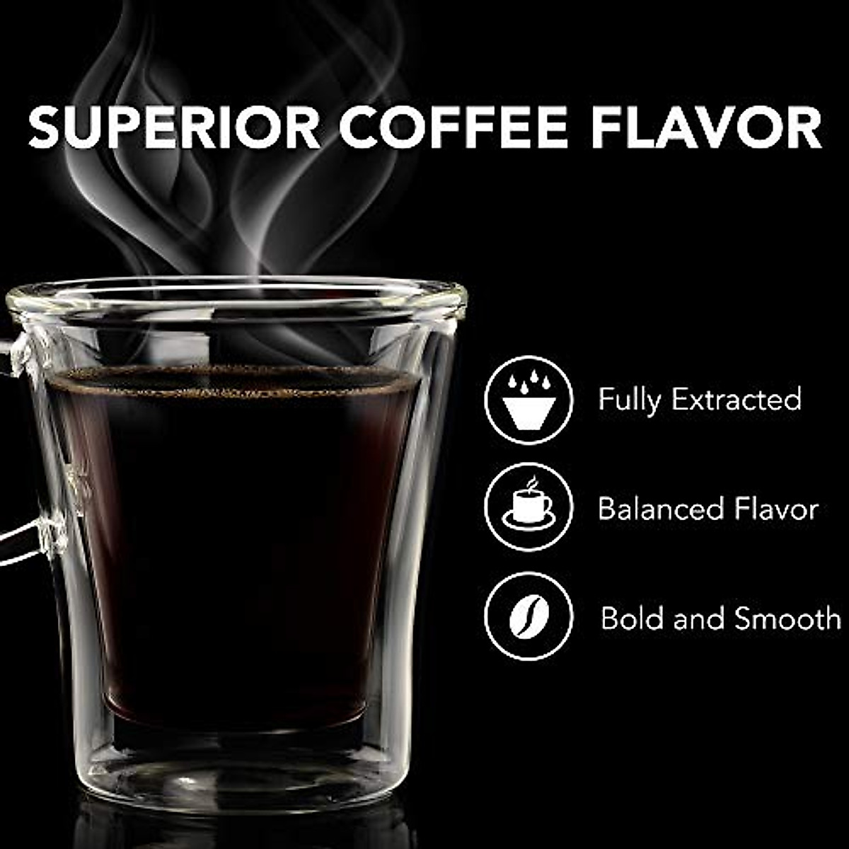 VINCI RDT 12 Cup Coffee Maker, with Patented Spinning Spray Head Technology, Bloom Setting, Brew to Pause, Stainless Steel Fully Programmable Electric Coffee Maker