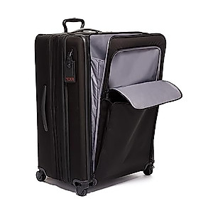 TUMI Alpha 3 Extended Trip Expandable 4-Wheeled Packing Case Suitcase - Great for Extended Travel of Shared Packing - Rolling Luggage for Men and Women - Black