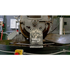 Wake The Hell Up! 12oz Ultra-Caffeinated Blueberry Ground Coffee, Low Acid, Medium-Dark Roast