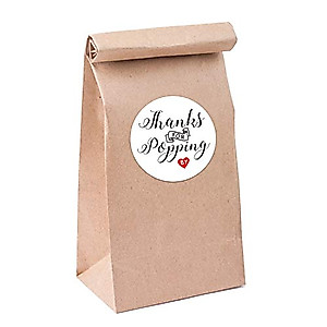 50 Thanks for Popping by Stickers, Baby Shower Favor Stickers, Baby Shower Stickers, 2 Inch