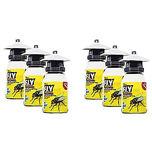 Victor M380 Fly Magnet 1-Quart Reusable Trap with Bait (6 Pack)
