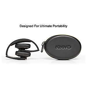 Kinivo URBN Premium Bluetooth Wireless Headphones - NFC Pairing, Powerful AptX HD Sound, Wireless Audio Streaming and Hands-Free Calling for Devices Like iPads, iPhones, Android (Midnight Black)