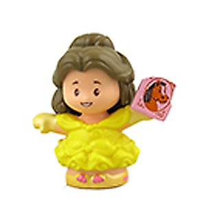 Replacement Part for Fisher-Price Little People Princess Belle and Philippe Playset - GNG89 ~ Replacement Princess Belle Figure ~ Holding a Horse Book ~ Works with Other Playsets As Well!