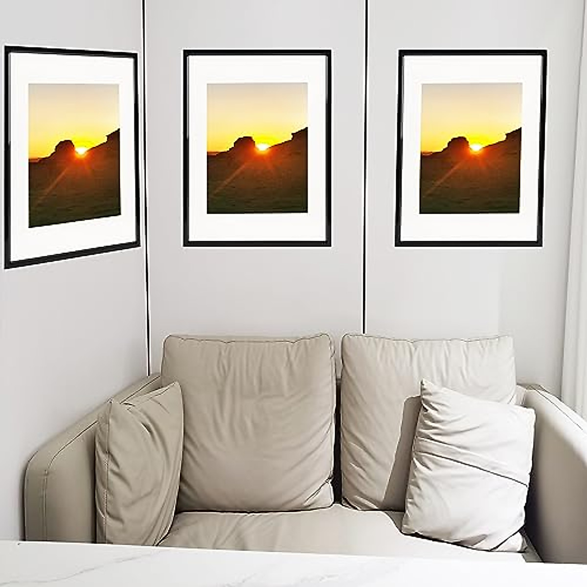 Aynoo 11x14 Picture Frame In Black 3 Pack 8x10 11x14 Picture Frame Black Set of 3 Wood Collage Display Pictures 8x10 11x14 inch Picture Frame in Black for Wall Display Photos 11x14