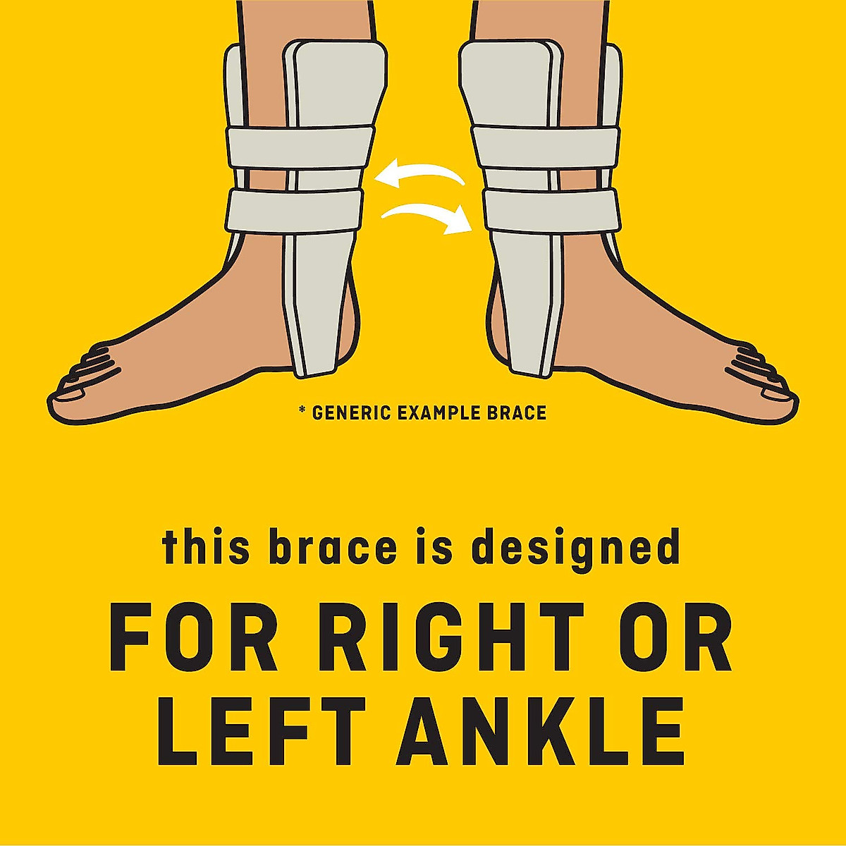 FUTURO Stirrup Ankle Brace, Ideal for Sprains and Strains, One Size