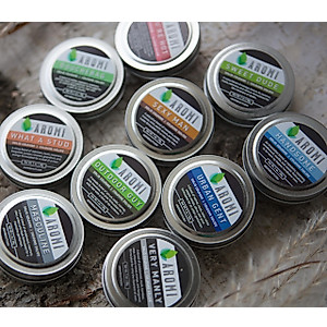 Aromi Solid Cologne | Woodsy Men's Fragrance, White Pepper, Musk, and Cedar Scent, Vegan, Cruelty-free, Travel, Gift, Day, Night, Concentrated (Urban Gent)